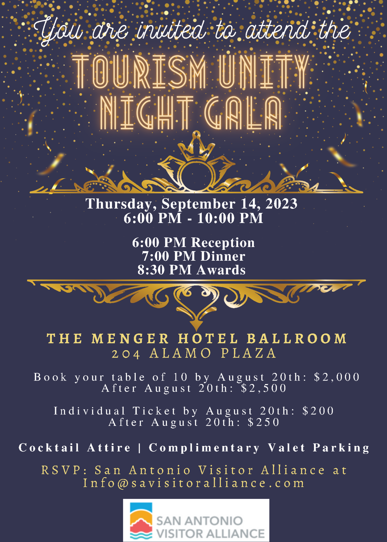 Tourism Unity Night Gala – San Antonio Visitor Alliance